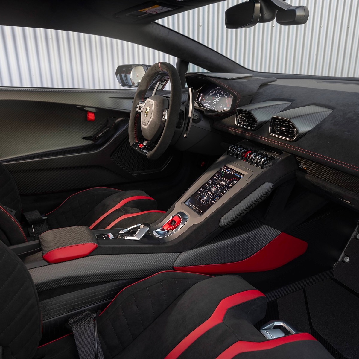 lamborghini interior view